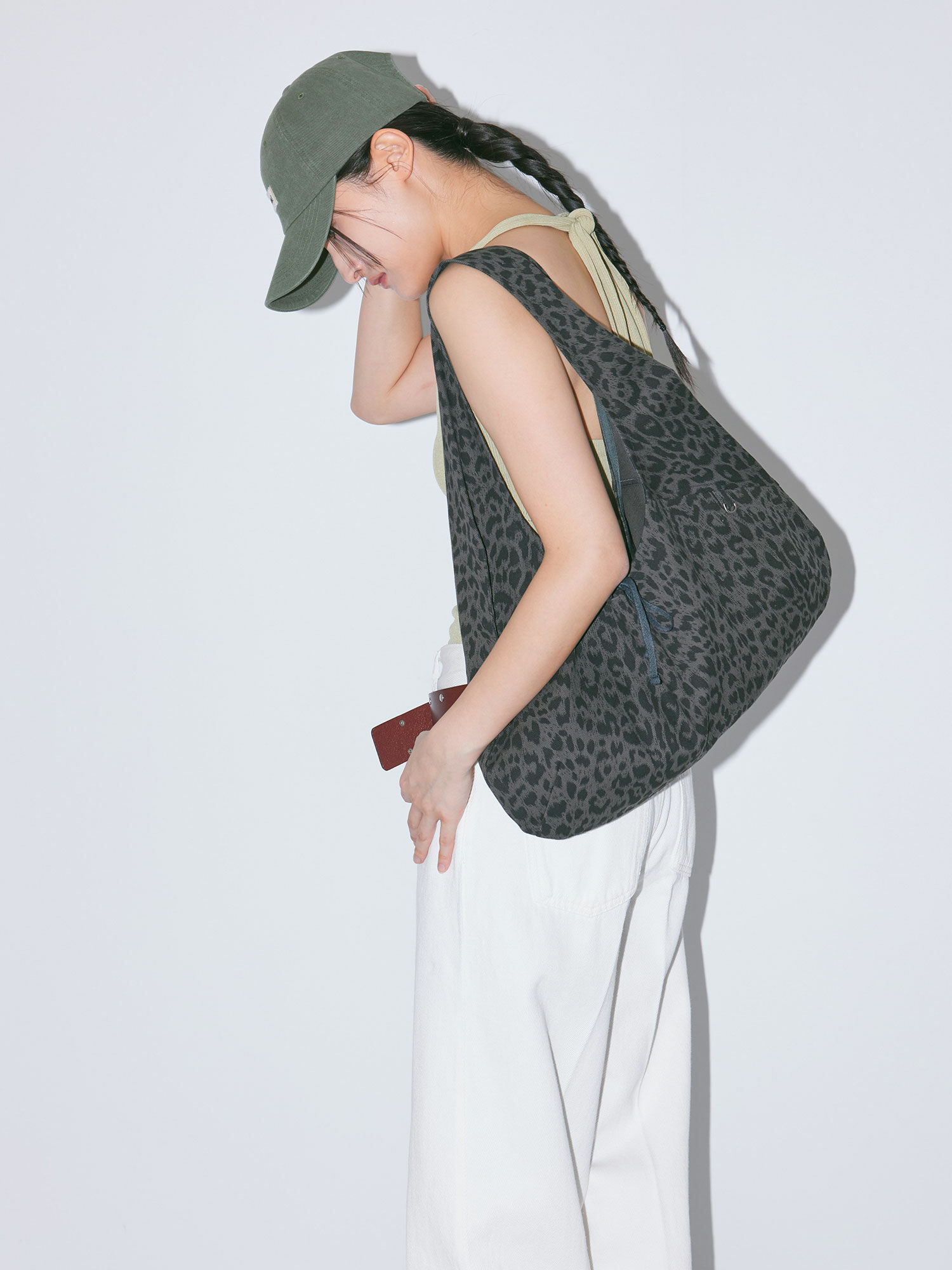 leopard pattern eco bag (DG) EAABP501_DG